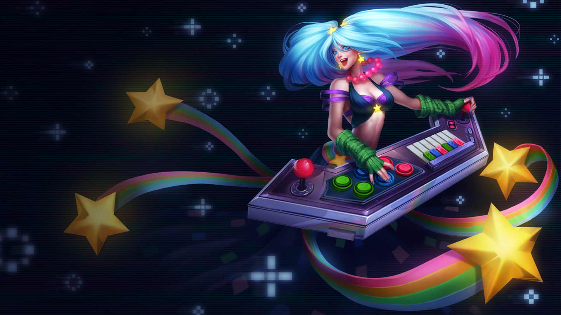 Arcade Sona - LoLWallpapers