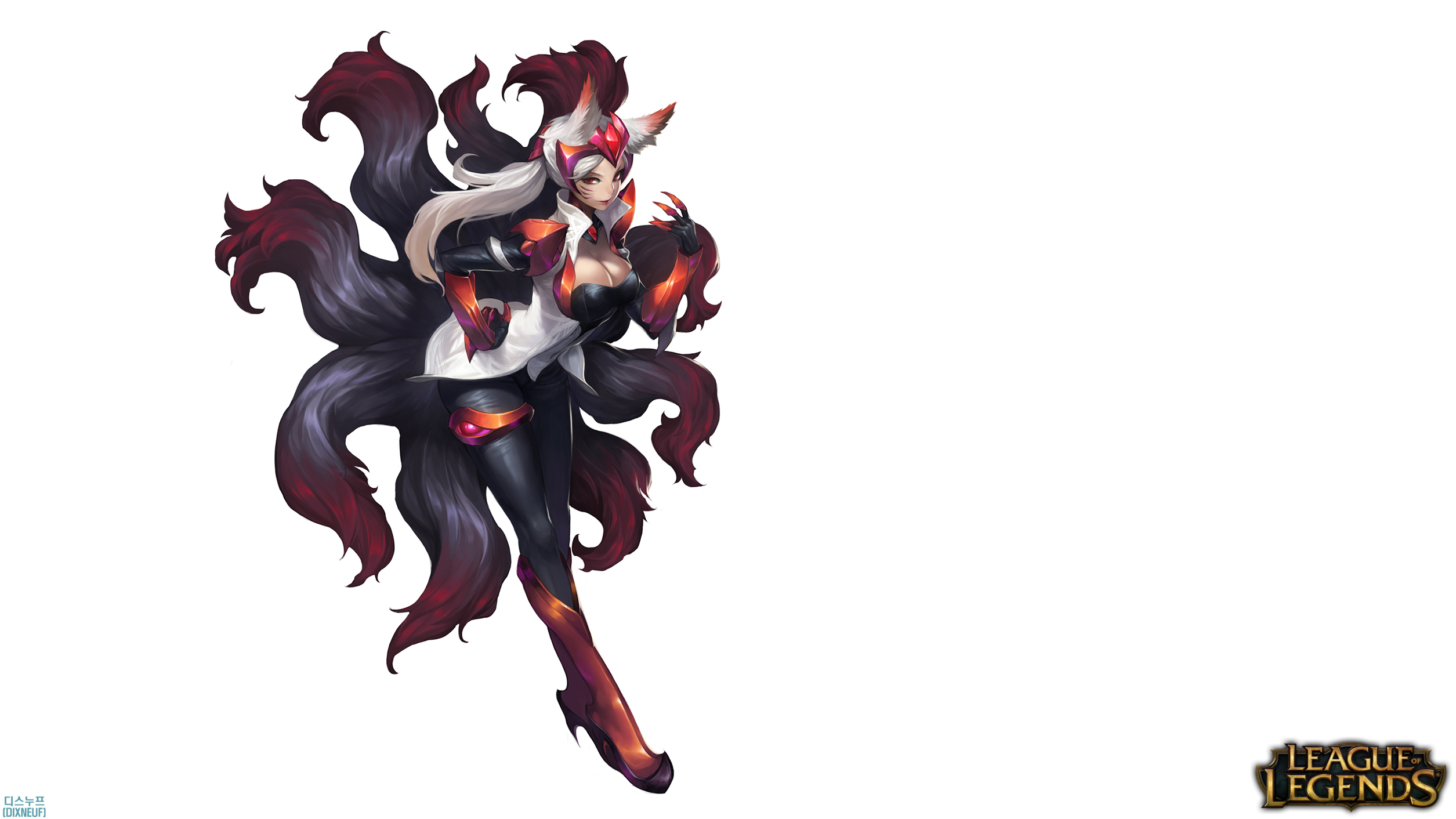 Ahri Fan Art Wallpaper League Of Legends Wallpaper And Background