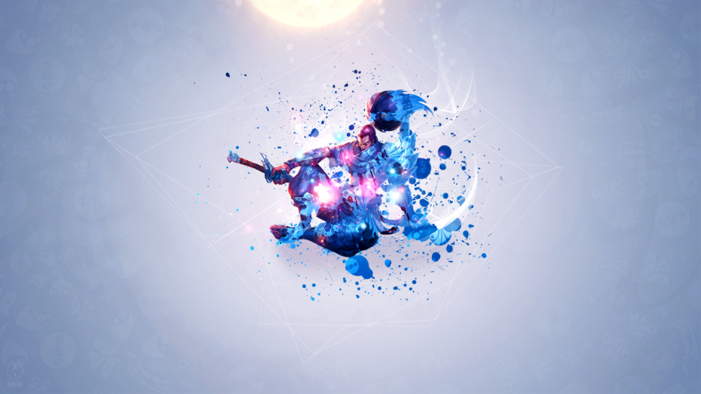 Yasuo Blue Edition - LoLWallpapers
